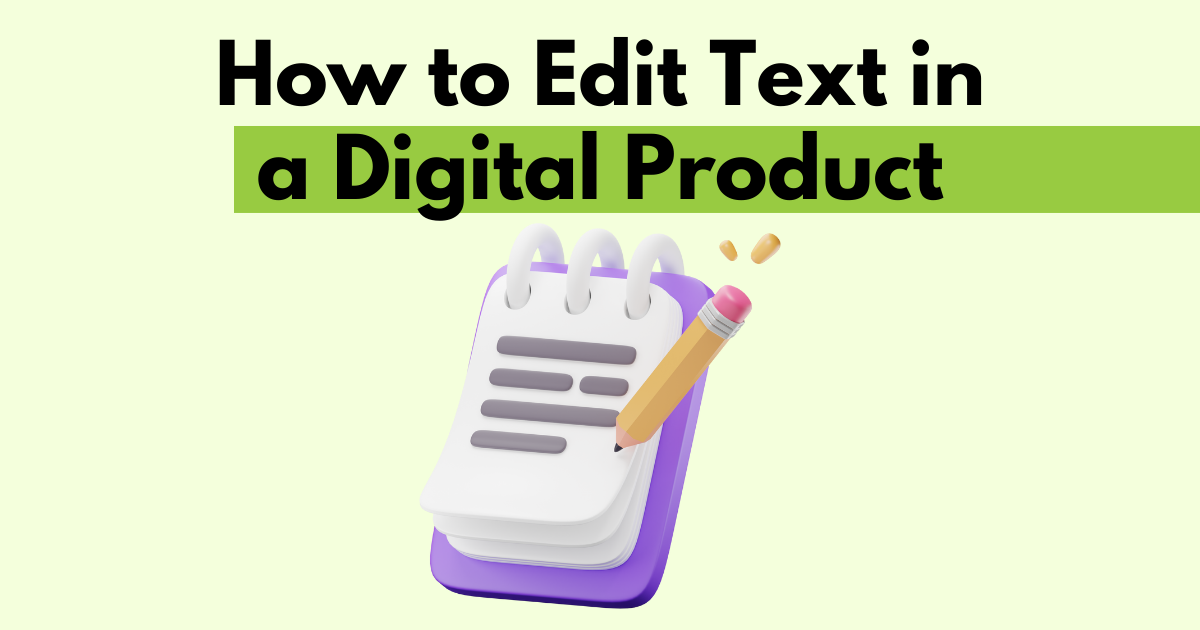 How to Edit Text in a Digital Product – PageWheel