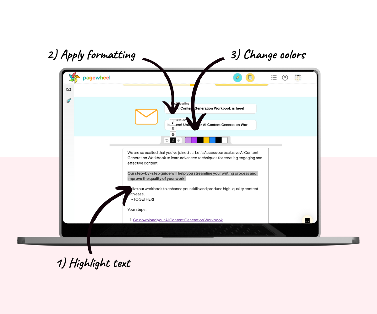 How to Edit Your Delivery Email – PageWheel