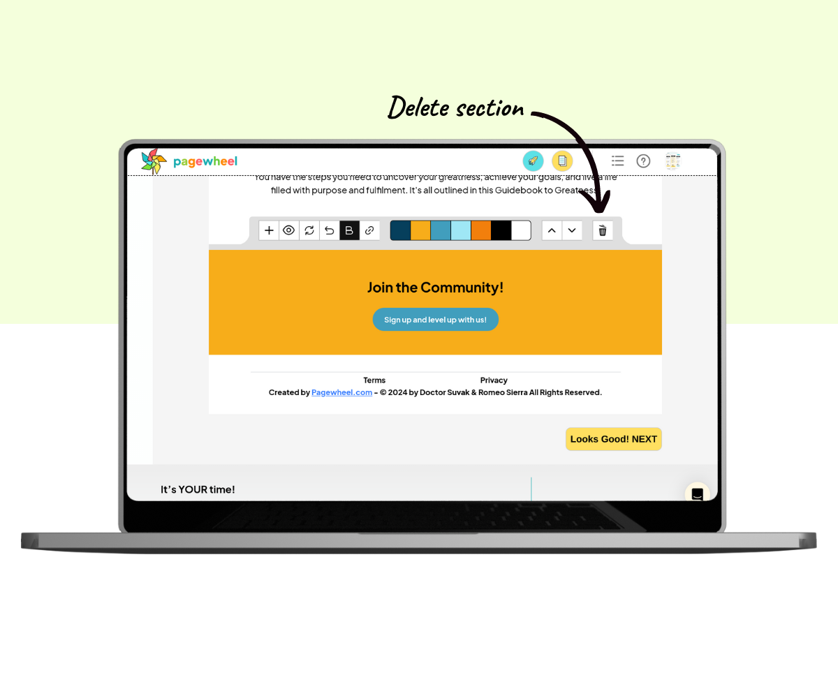 Linking to Your Product’s Community on the Delivery Page – PageWheel