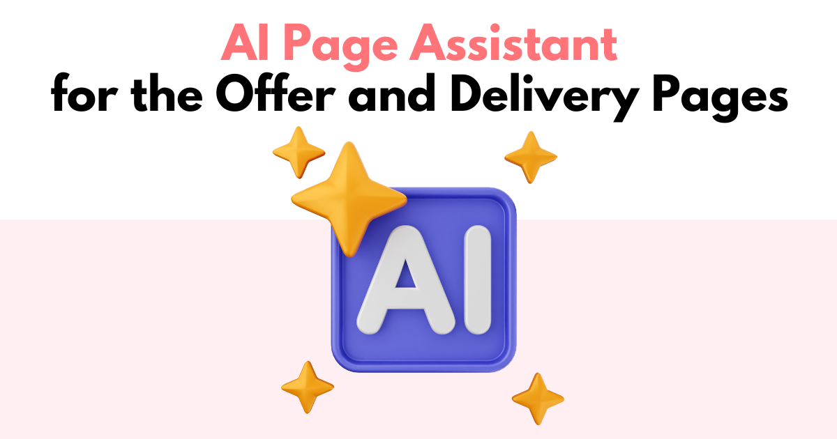 How to Use the AI Page Assistant for the Offer and Delivery Pages ...